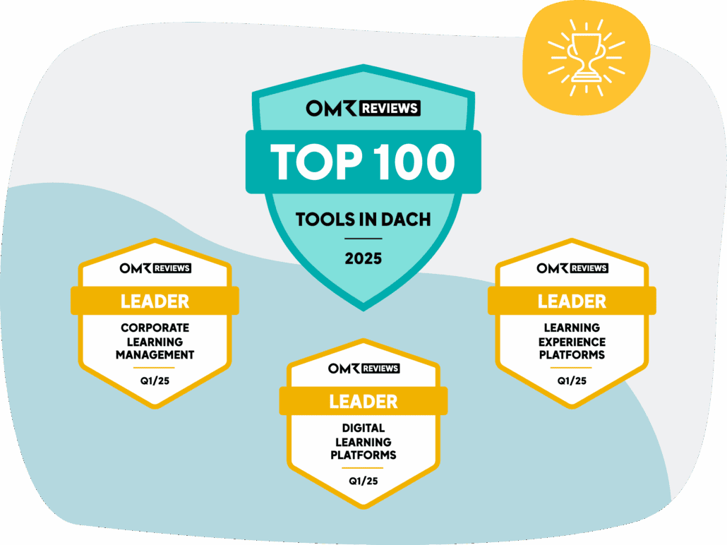 OMR Reviews Top 100 Tools 2025: elearnio ist auch dabei!